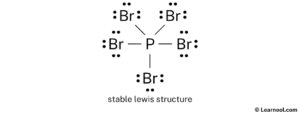 PBr5 Lewis structure - Learnool