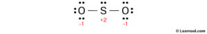 SO2 Lewis structure - Learnool