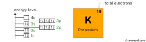 Potassium orbital diagram - Learnool