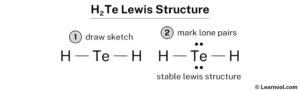 H2Te Lewis structure - Learnool