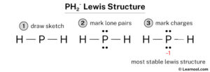PH2- Lewis structure - Learnool