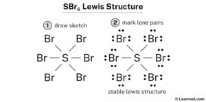 SBr6 Lewis structure - Learnool