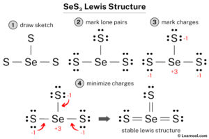 SeS3 Lewis structure - Learnool